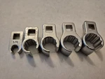 BONNEY VF12 Drive Flare Nut Crowfoot Set